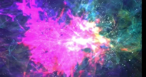 Starry Space Galaxy Motion Background 4K | Stock Video | Pond5