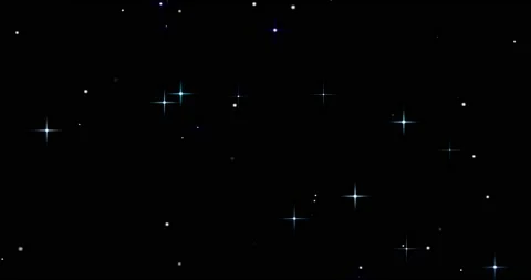 Stars Animation Black Background 4k Loop | Stock Video | Pond5