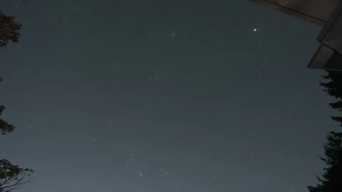 Stars Moving Across The Night Sky, Starg... | Stock Video | Pond5