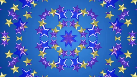 Stars rotating animation 3d background s... | Stock Video | Pond5