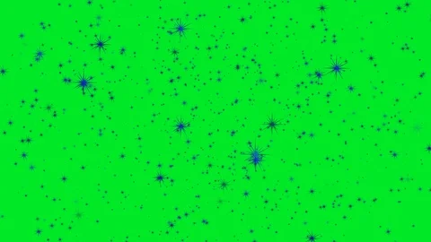 Stars shine effect background on green s... | Stock Video | Pond5