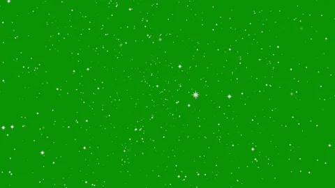 Stars shine effect on green screen backg... | Stock Video | Pond5