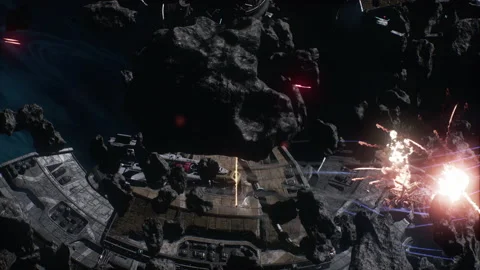 Starship Troopers and Alien Invasion in ... | Stock Video | Pond5