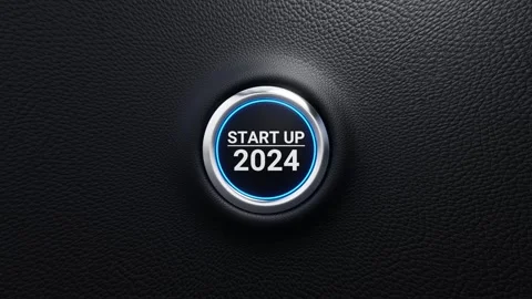 Start Up 2024 push button. Modern car bu... | Stock Video | Pond5