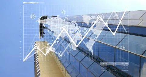 At start overlaying faint grid and dotte... | Stock Video | Pond5