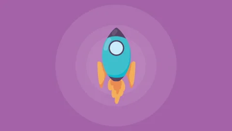 start up rocket launcher animation | Stock Video | Pond5