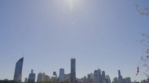 Starting pointing at the sun and tilting... | Stock Video | Pond5