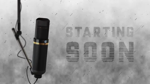 Starting Soon Podcast Streaming Loop Bac... | Stock Video | Pond5
