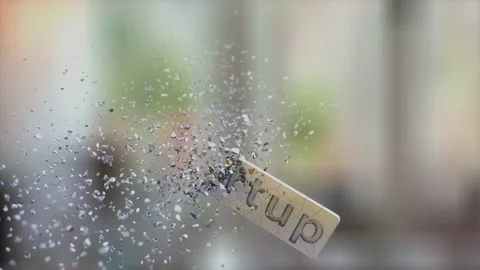 Startup project failure, destroy animati... | Stock Video | Pond5