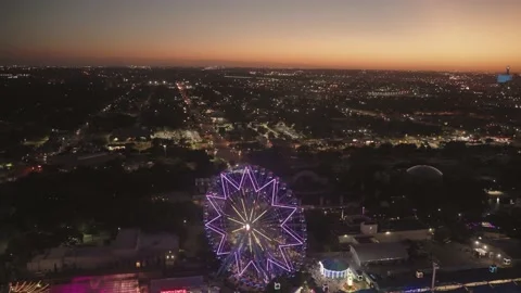 State Fair of Texas Evening Night Atmosp... | Stock Video | Pond5