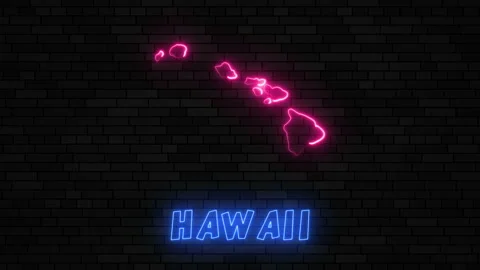 Hawaii Map Stock Footage ~ Royalty Free Stock Videos | Pond5