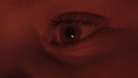 Static close up FHD shot of a human eye ... | Stock Video | Pond5