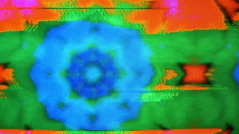Static - color bar signal interference -... | Stock Video | Pond5