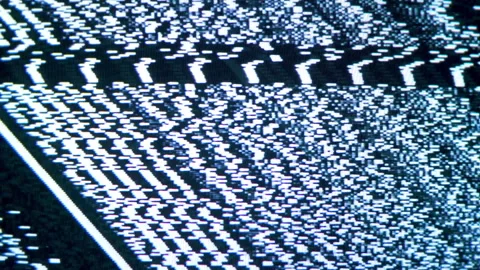 Static Distortion TV Video Fuzzy Failure... | Stock Video | Pond5