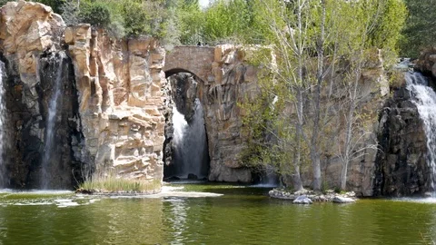 Static medium angle shot of beautiful ma... | Stock Video | Pond5