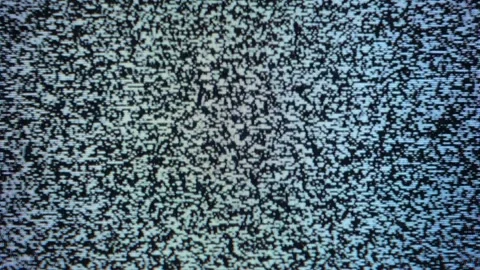 Static noise on an analog TV screen, sig... | Stock Video | Pond5