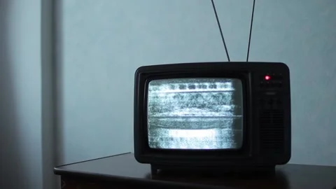 Old Television Static Stock Video Footage | Royalty Free Old Television ...