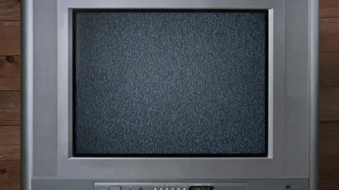 Static Old Tv Crt Stock Footage ~ Royalty Free Stock Videos | Pond5