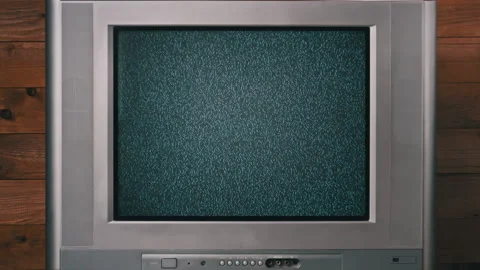 Static Old Tv Crt Stock Footage ~ Royalty Free Stock Videos | Pond5