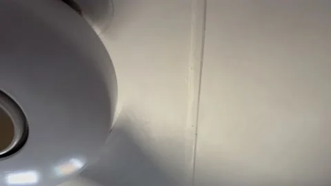 Static shot ceiling fan moving fast | Stock Video | Pond5