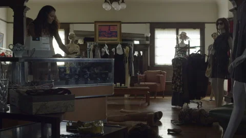 Static shot of a mannequin falling in fr... | Stock Video | Pond5