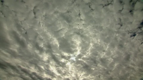 Static shot of sky with full of clouds, ... | Stock Video | Pond5