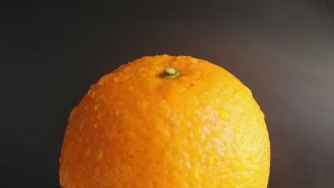 Static still wet all orange close-up wit... | Stock Video | Pond5