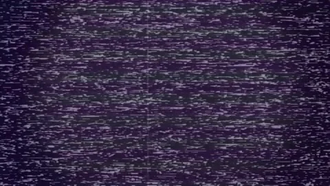 Static Vhs Tv Noise With Glitches. Old S... | Stock Video | Pond5