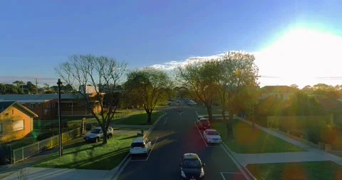 Static view of cars running on a street ... | Stock Video | Pond5