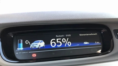 Static view onto the dashboard of an ele... | Stock Video | Pond5