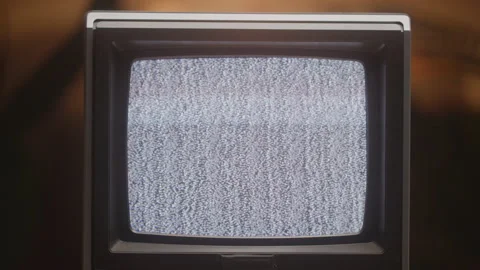 Vintage Television Static Stock Footage ~ Royalty Free Stock Videos | Pond5
