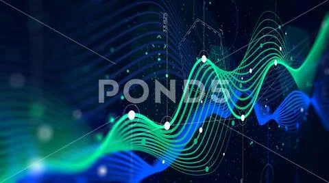 Statistics big data, analytical indicator sci-fi background. ~ Hi Res ...