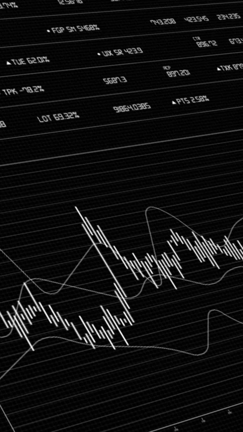 Statistics data report. 4k vertical anim... | Stock Video | Pond5