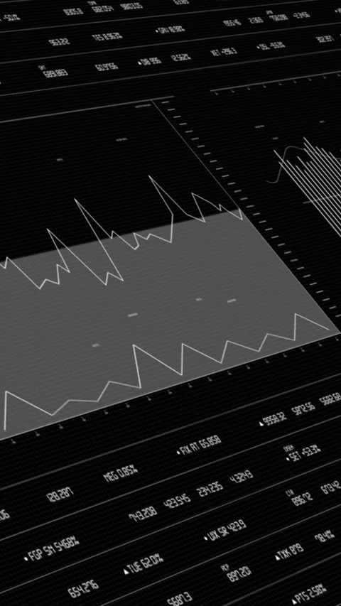 Statistics data report. 4k vertical anim... | Stock Video | Pond5