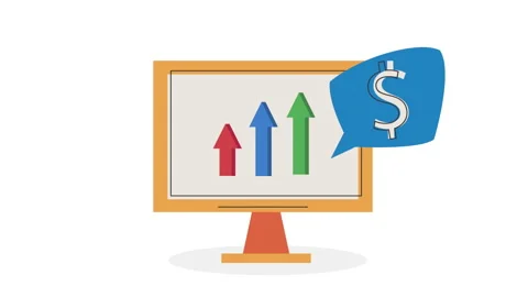 statistics infographic in desktop animat... | Stock Video | Pond5