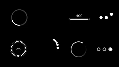Status Bar Animation Pack with loading s... | Stock Video | Pond5