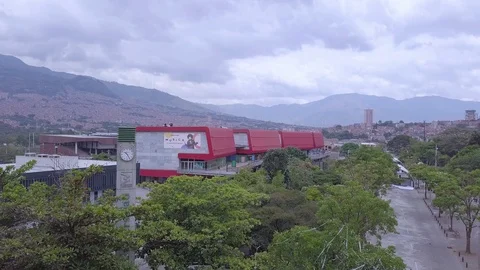 Steady static 4k shot of the Explora par... | Stock Video | Pond5