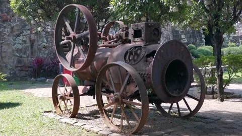 Steam Engine in Baluarte de San Diego In... | Stock Video | Pond5