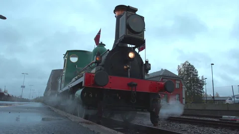 steam locomotive nsb type 2 no 17 caroli... | Stock Video | Pond5