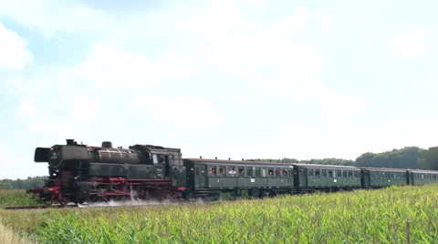 Locomotive Passnger Cars Stock Videos – Royalty-Free HD & 4K Videos