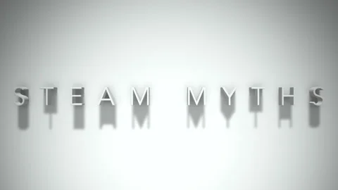 steam myths 3D title animation with shad... | Stock Video | Pond5