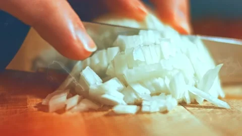 Steam transformation effect of Chopping ... | Stock Video | Pond5