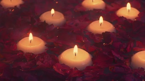 Floating Candles Stock Footage ~ Royalty Free Stock Videos | Pond5