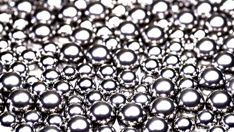 steel balls of a rolling element on a tu... | Stock Video | Pond5