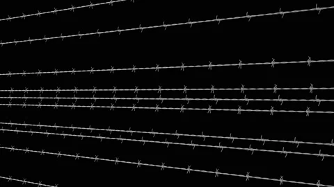 Steel barbed wire animation | Stock Video | Pond5
