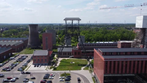 Steel Mine Shaft Tower in Be-MINE Bering... | Stock Video | Pond5