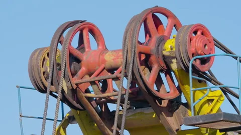 Steel Wires Rotating Wheel Mechanism Of ... | Stock Video | Pond5