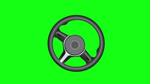 Steering Wheel movement 4K Animation on ... | Stock Video | Pond5