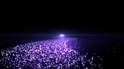 Stellar Pathway Purple Black background | Stock Video | Pond5