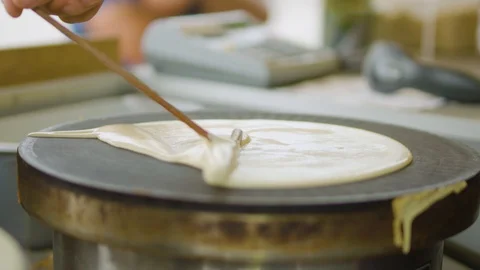 Step by step shots of making a french cr... | Stock Video | Pond5